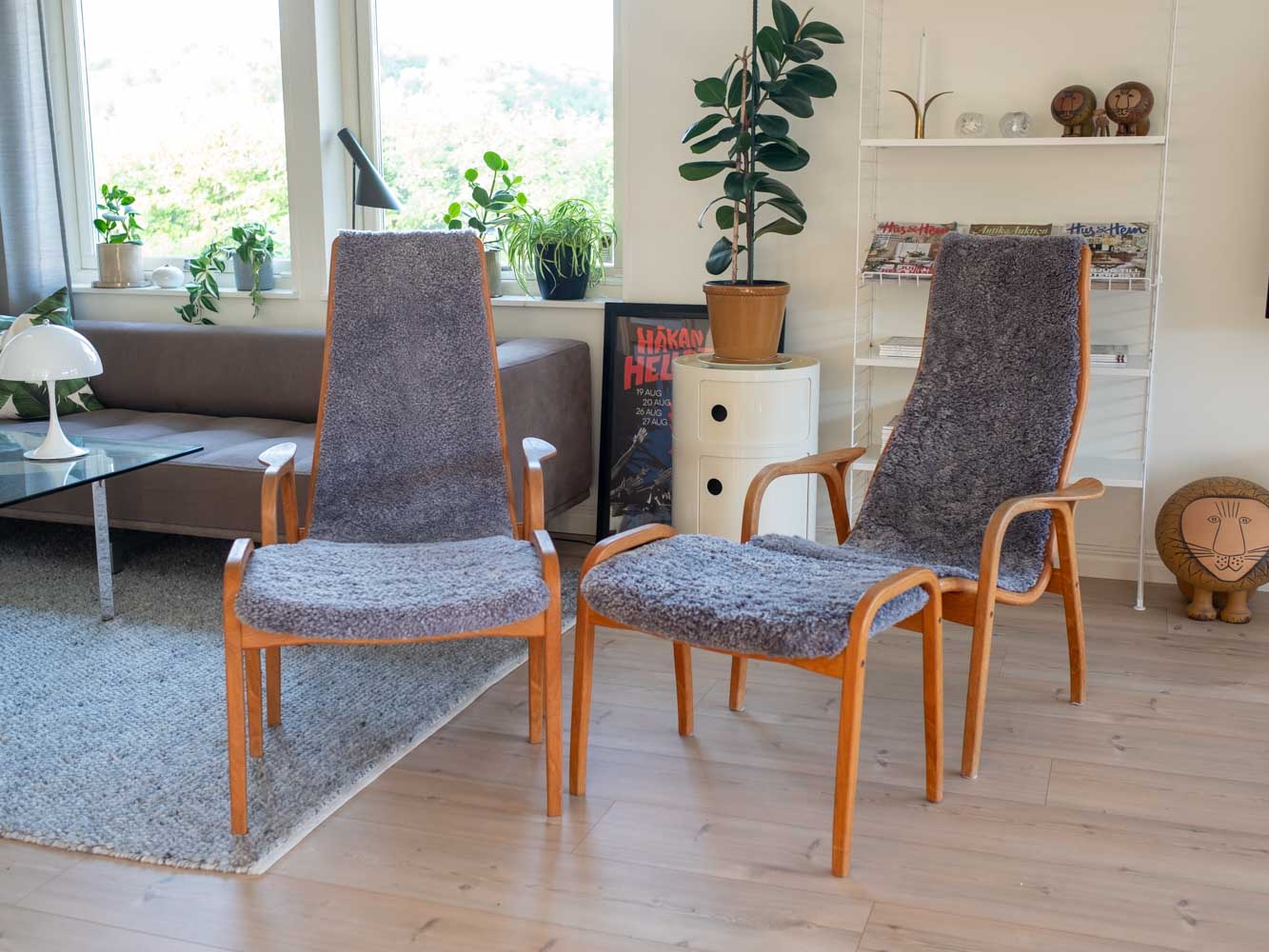 Lamino med fotpall oljad ek — Reprobruket